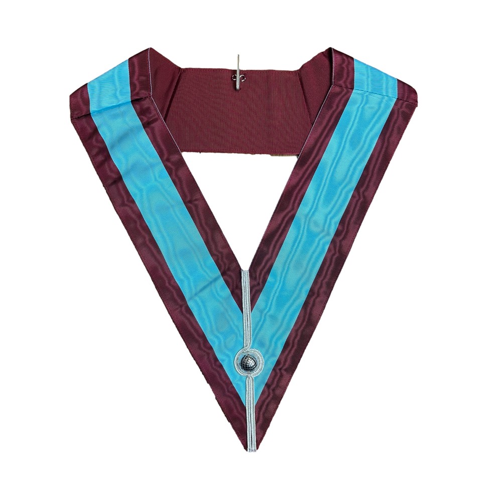 Mark Master Masons Officers Collar – Traditional Maroon & Blue | Belper ...