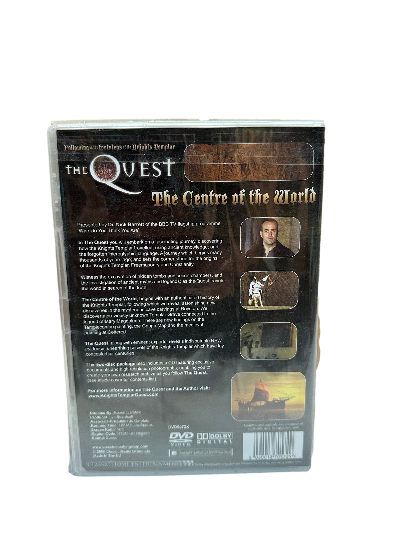 The Quest – The Centre of the World (2 Disc DVD Set) | Belper Masonic ...